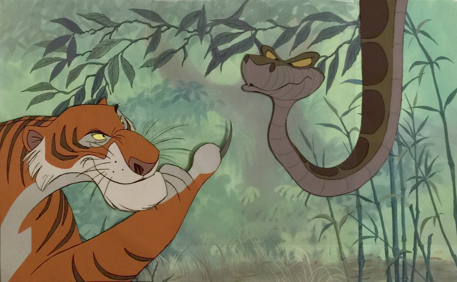 Animation Collection: Original Production Cels of Shere Khan and Kaa ...