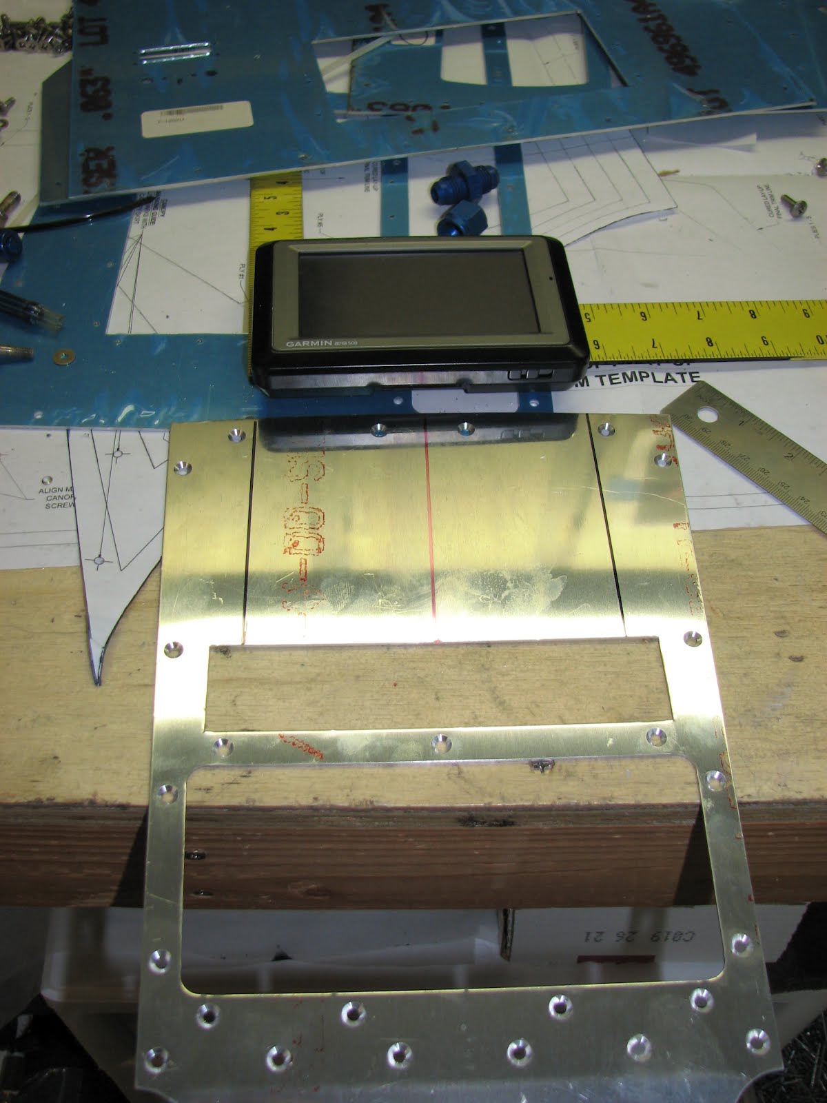 Torsten's RV-12: Instrument Panel Ready for Painting
