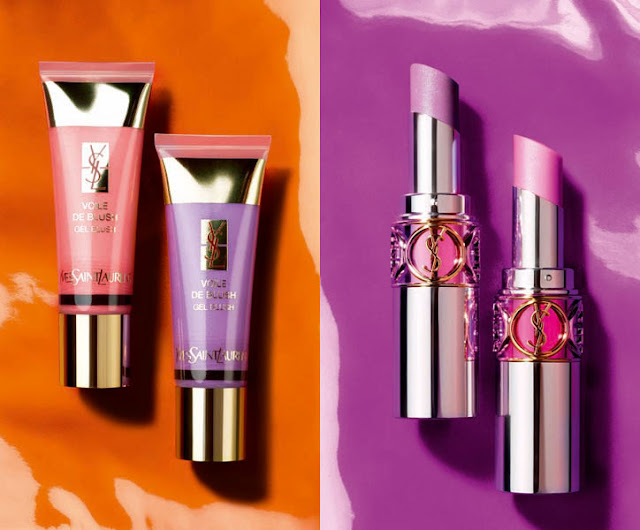 Yves Saint Laurent Candy Face Makeup Collection featuring Ginta Lapina