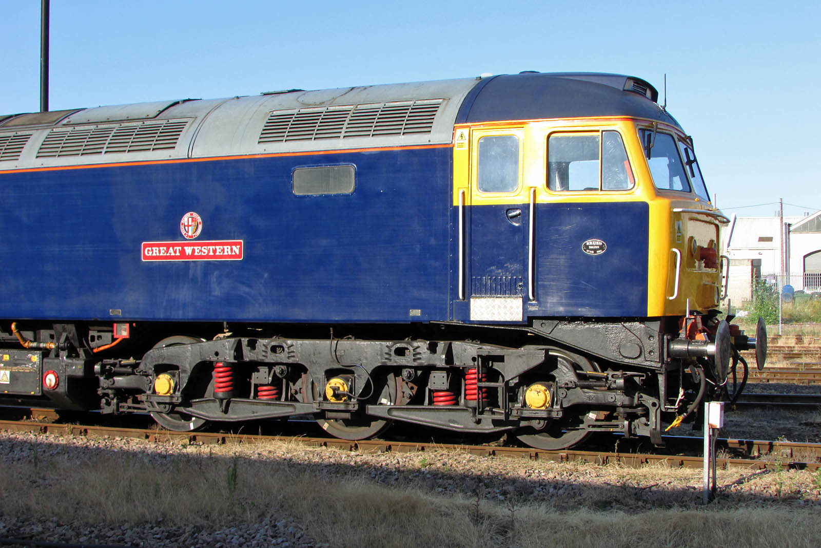 47s and other Classic Power at Southampton: 47815 at Eastleigh, 2nd ...