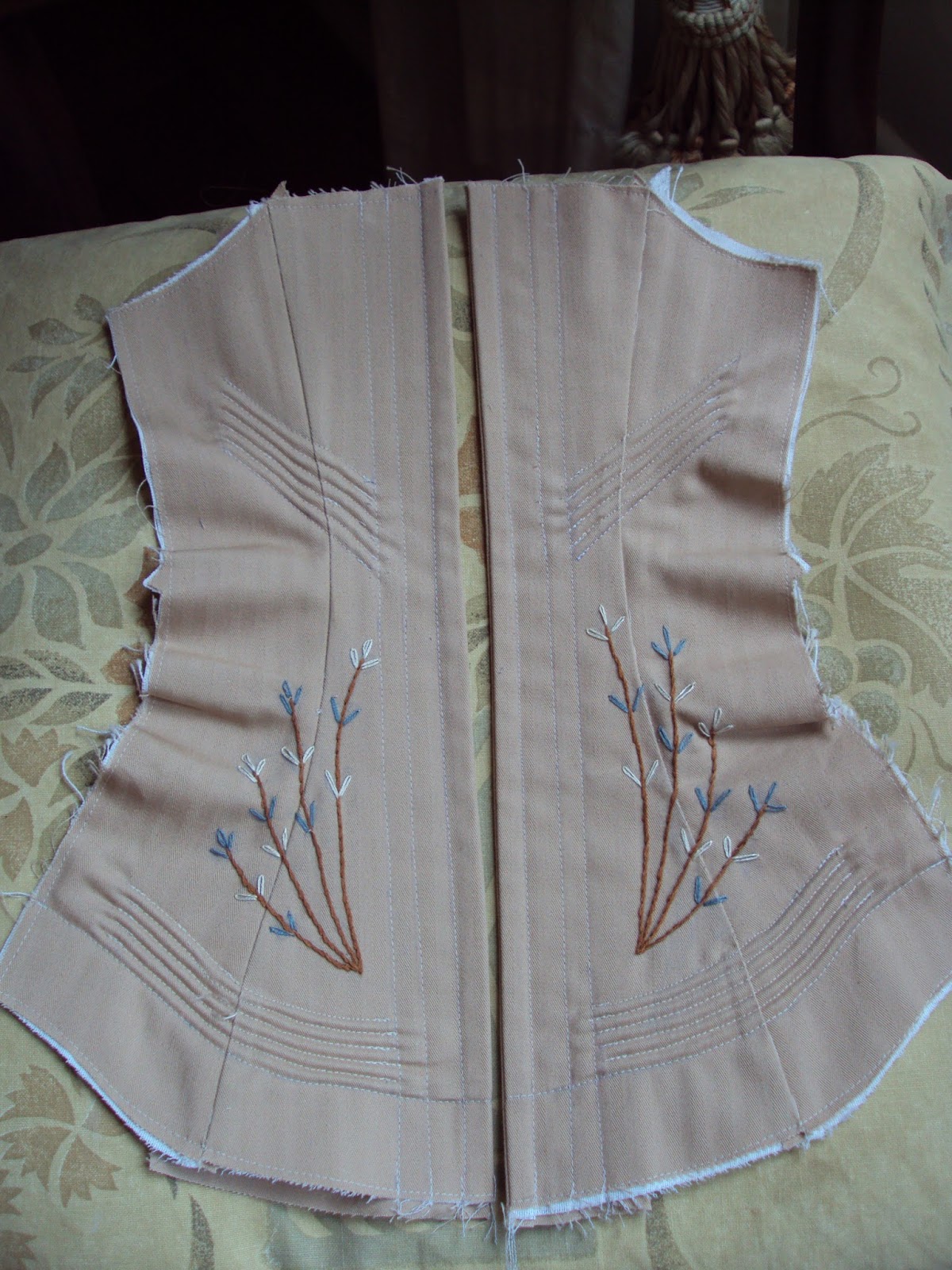 Becoming Victoria: Cording a corset