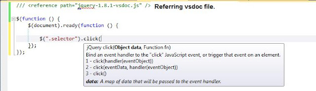 Fun with JQuery and HTML: Enable JQuery Intellisense in Visual Studio