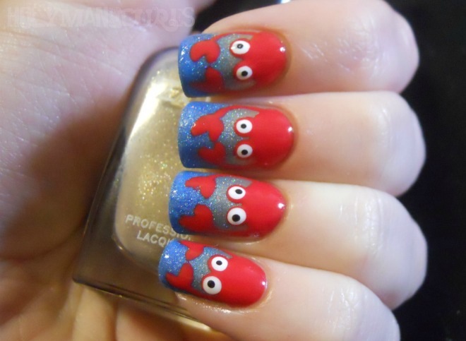 Holy Manicures: Beachy Crab Nails.