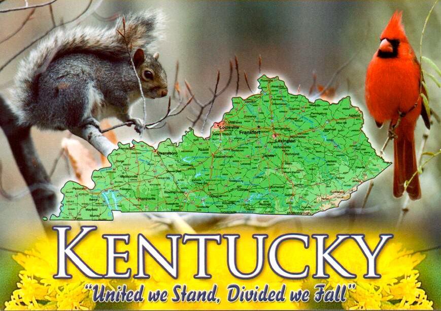 Around the States in 50 Postcards: Our Beautiful Kentucky Postcards