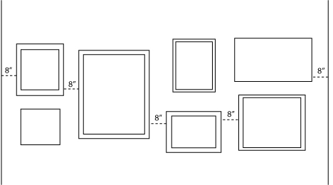 aku bukan bidadari: TIPS DEKO :: ukuran tepat gantung frame iaitu pada ...