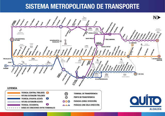 ¿Cómo moverse con el transporte público en Quito? -actualizado ...