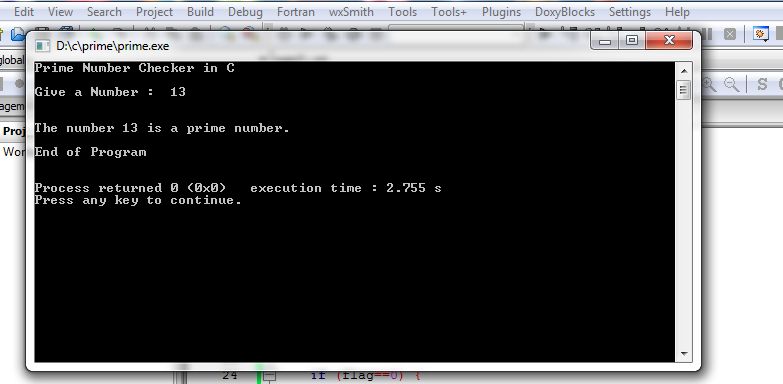 Free Programming Source Codes And Computer Programming Tutorials Prime Number Checker In C