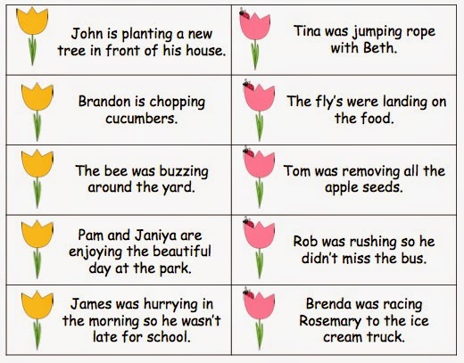 Beach Bum Literacy Chick: Spring - Verb Tense Activities - DIFFERENTIATED