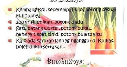 Tumis Brokoli - Ikan --> RePost Cauly Fish - Nurulnulur