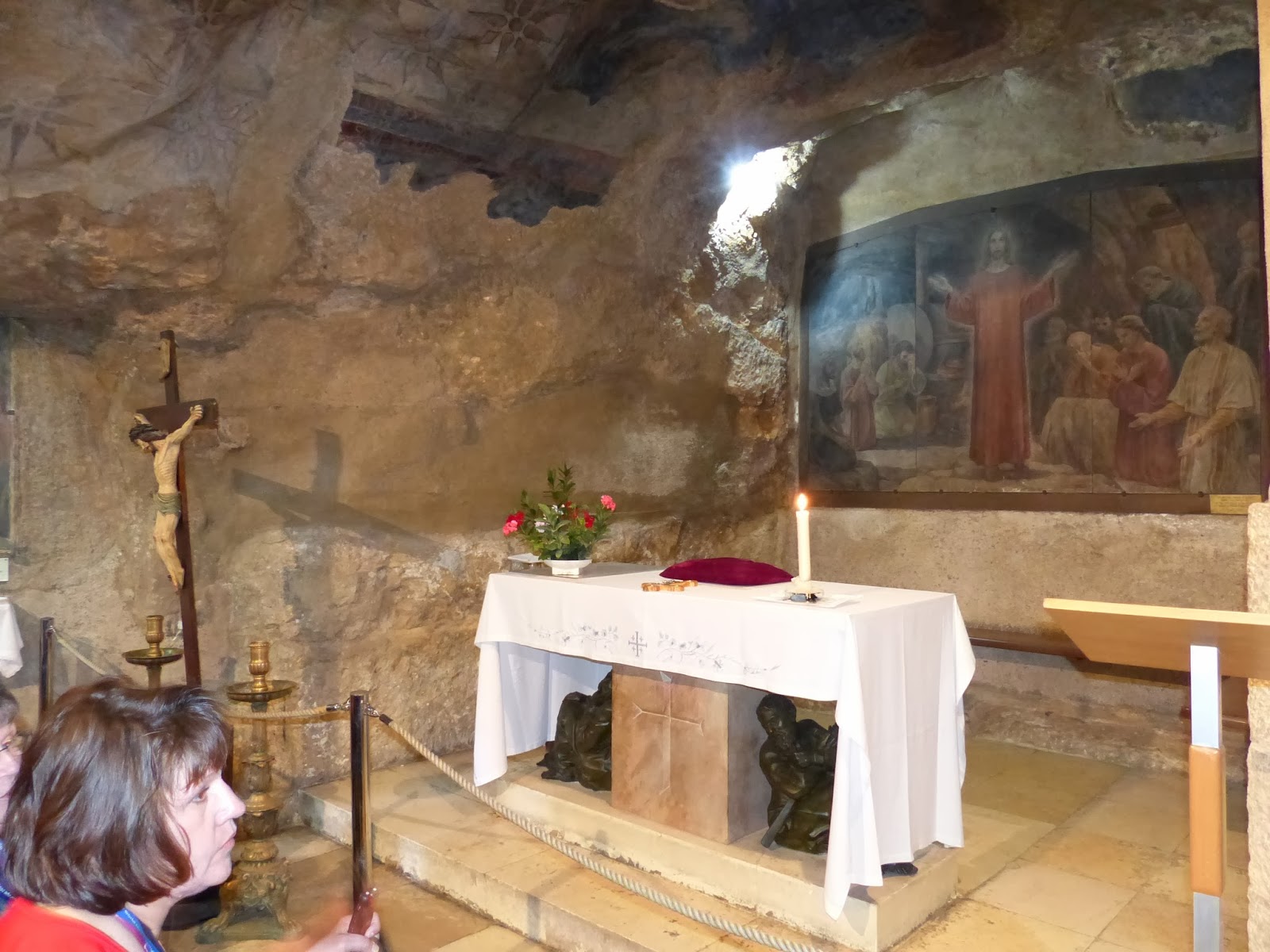 Catholic Pilgrims in Israel: Grotto of Gethsemane