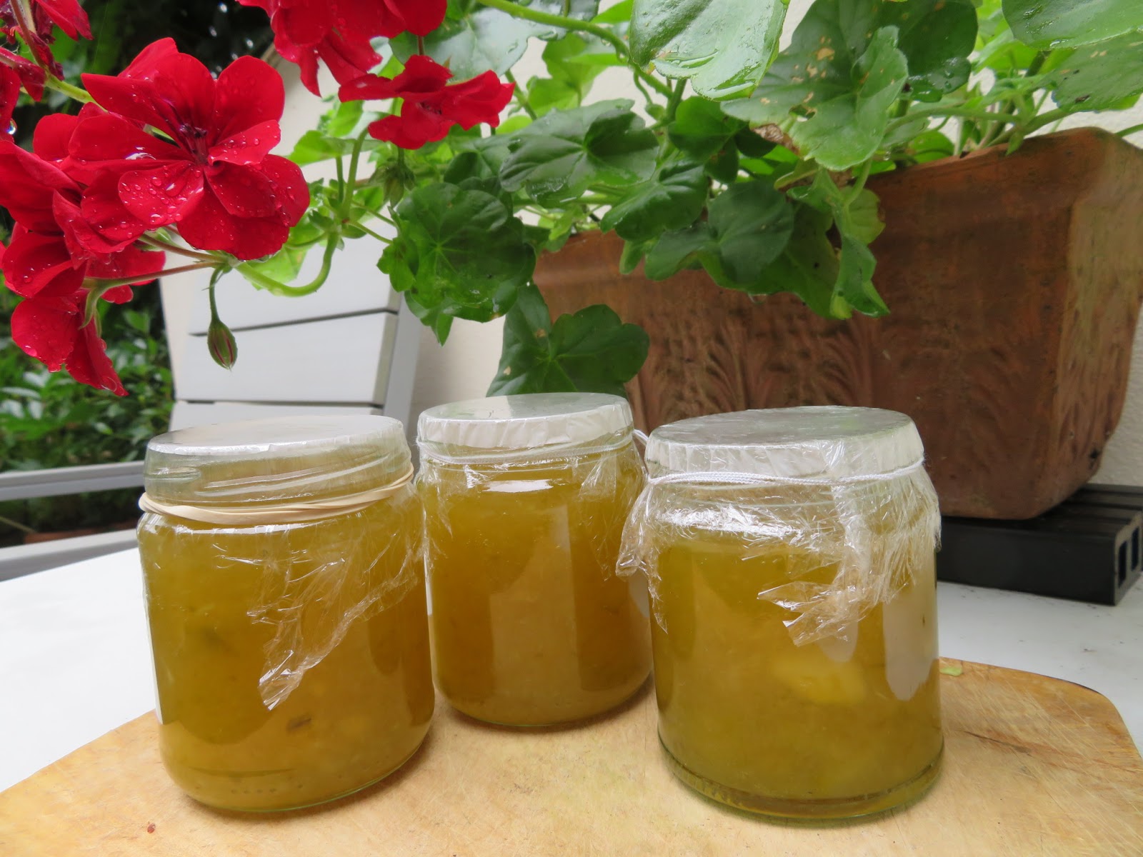 Four seasons.: Marrow & ginger jam.