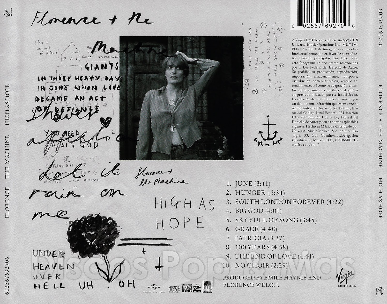 Discos Pop & Mas: Florence + The Machine - High as Hope