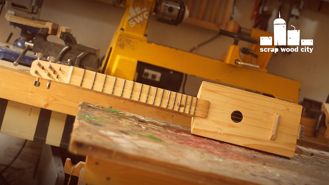 scrap wood city: Making a 4 string acoustic guitar out of scrap wood ...