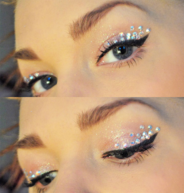 Encanta Menina: Make com Strass pro Carnaval