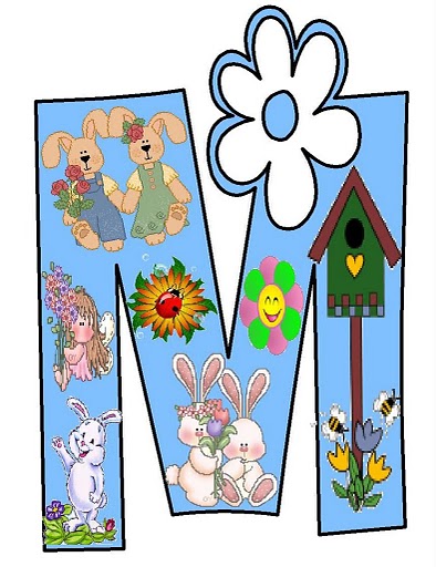 Dibujos letras primavera para imprimir-Colorear dibujos,letras ...