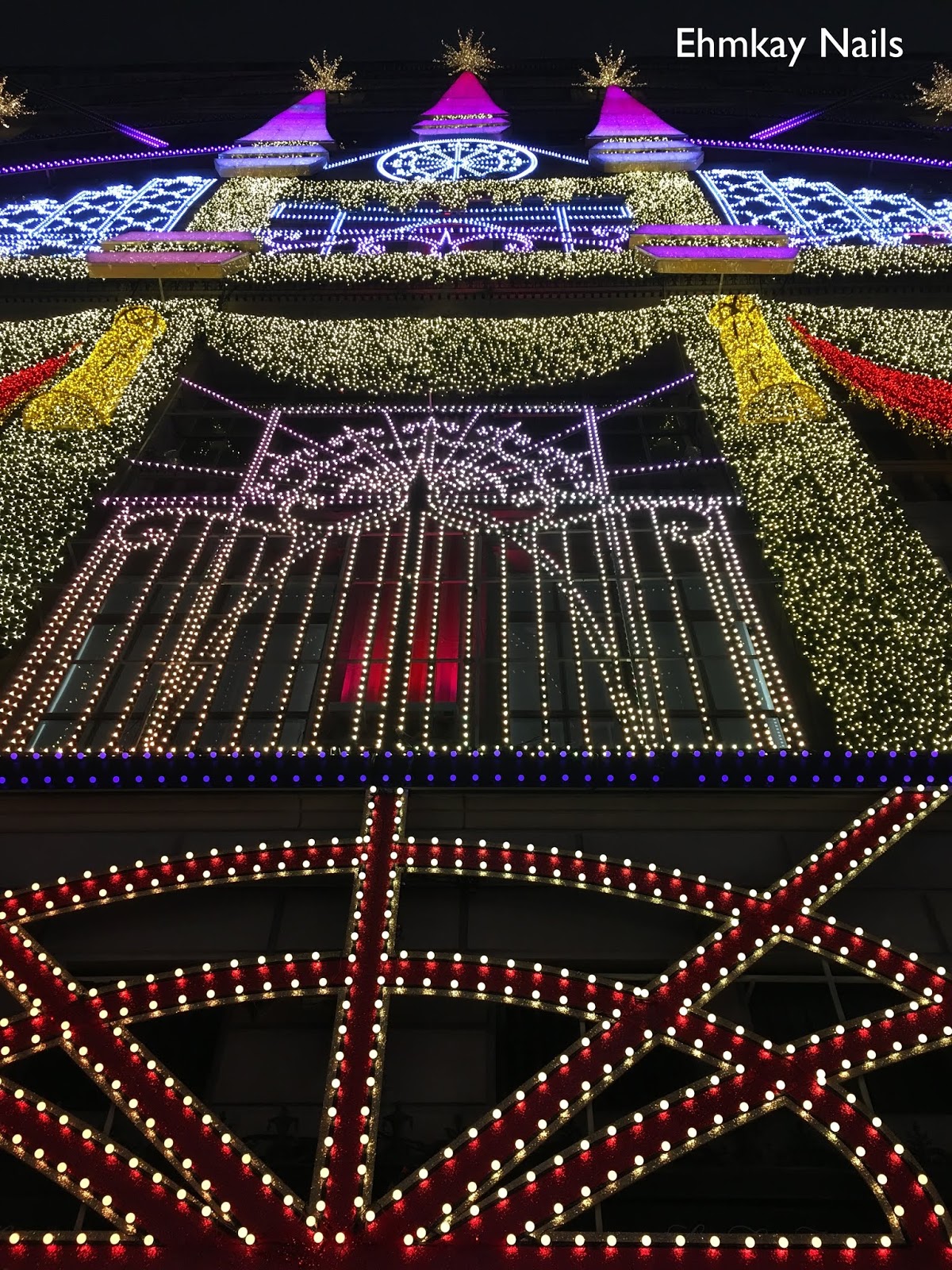ehmkay nails: Holiday 2018 Window Displays of New York City