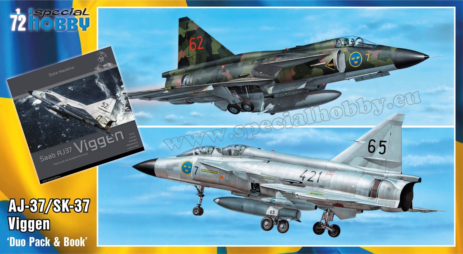 Special Hobby 1/72 Viggen camouflage schemes unveiled - Manufacturer ...