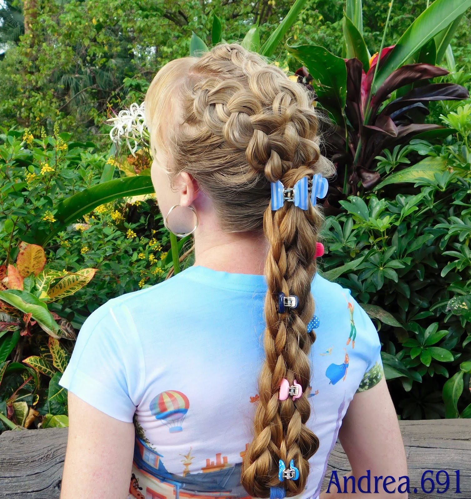 Braids & Hairstyles for Super Long Hair: Disney-themed braided ponytail