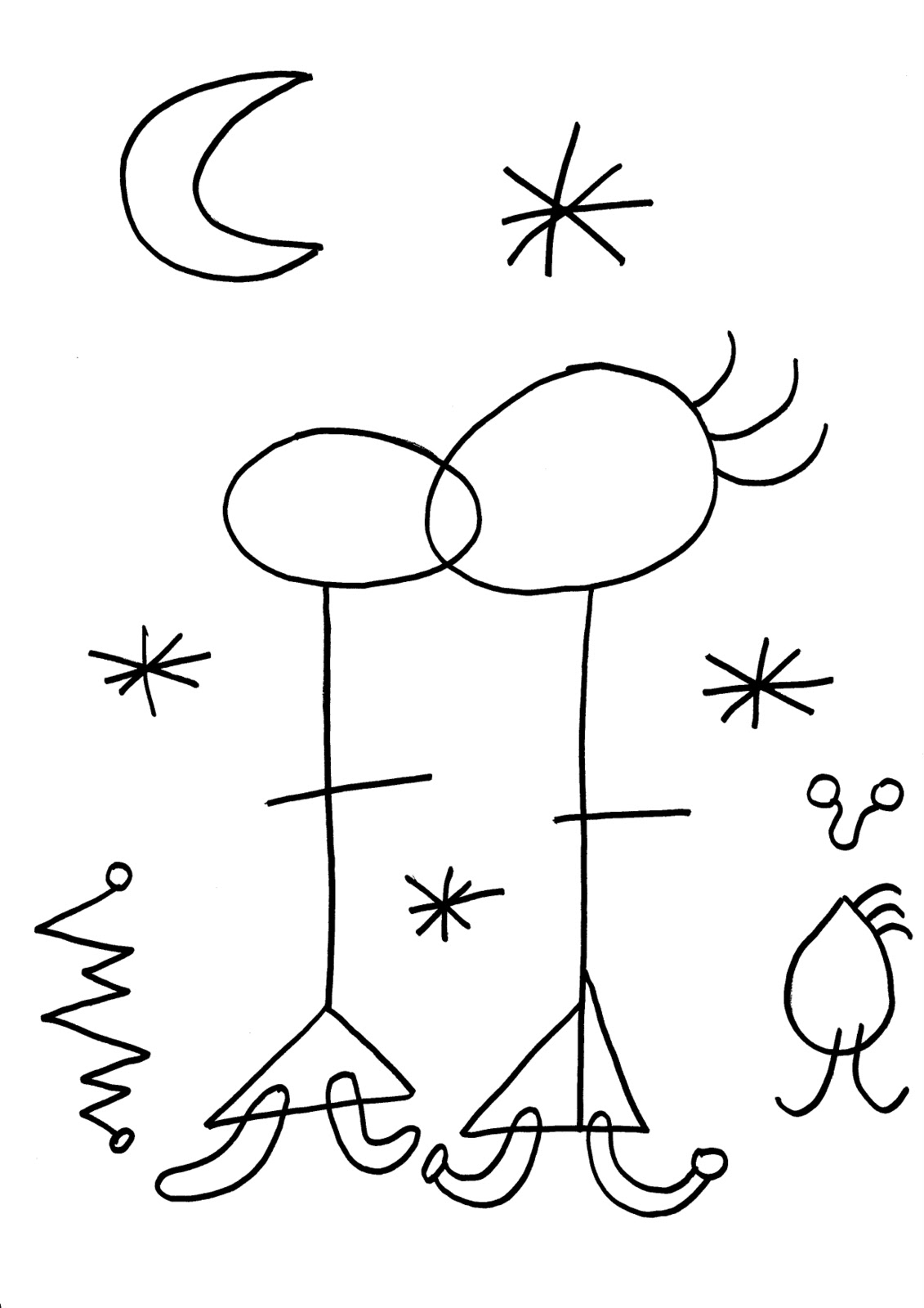 Joan Miro Coloring Pages Coloring Pages