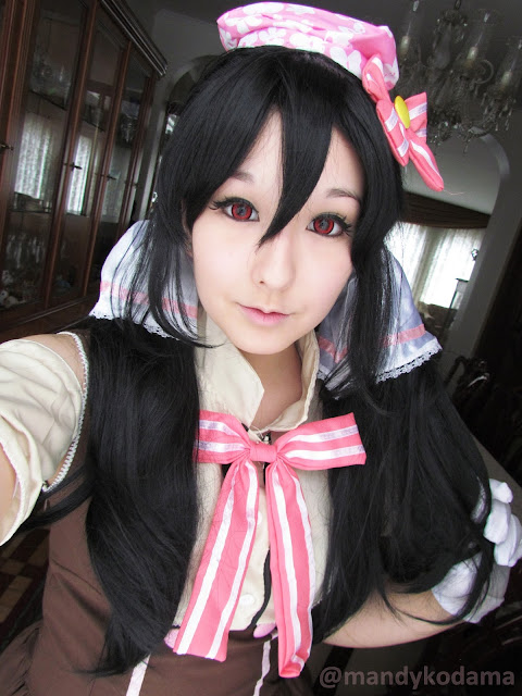 Mandy Kodama =^ ⋏ ^=: Review: Cosplay - Nico Yazawa Candy Maid Dress Love Live (From SpreePicky)