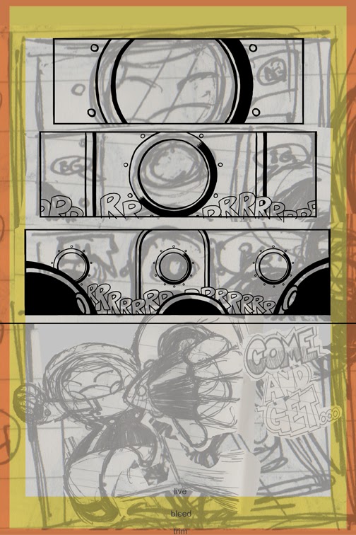 Comix Rant: My Comic Book: Issue 3 Page 13 WIP