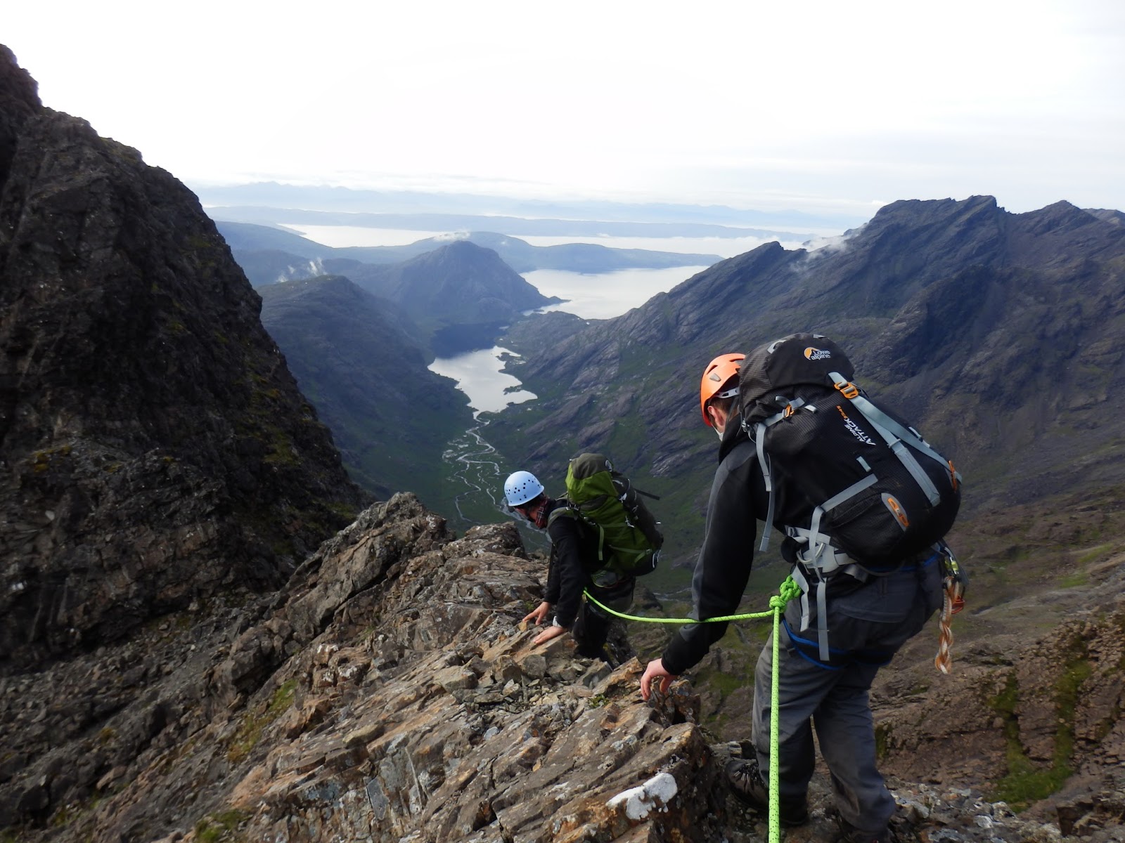 Guy Steven Guiding: The perfect traverse - Cuillin Ridge - Isle of Skye