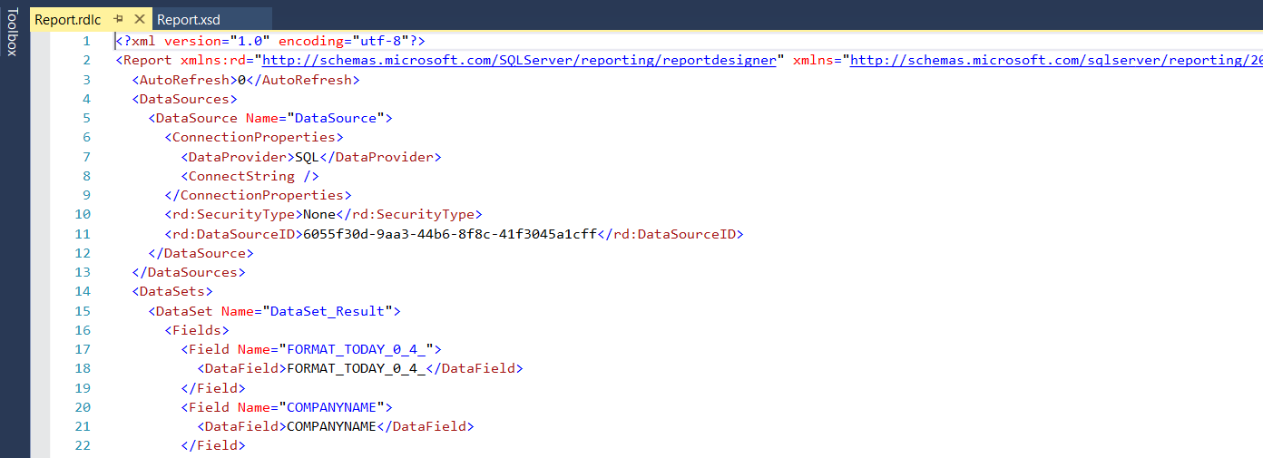 Quick Fix : Visual Studio displaying NAV Report Layout as XML - TharangaC