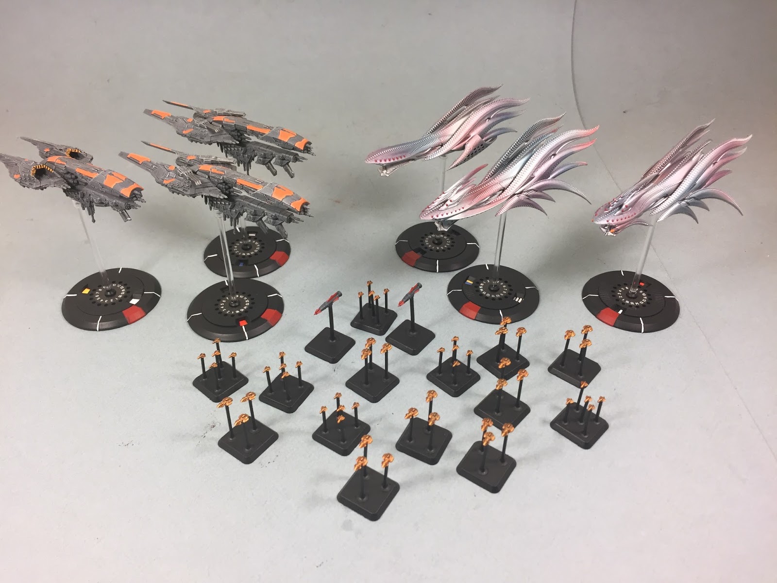 Itty Bitty Soldiers: Dropfleet Commander: UCM and Scourge Reinforcements