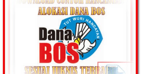 Contoh Format Rancangan Alokasi Dana Bos Sesuai Juknis Terbaru ...