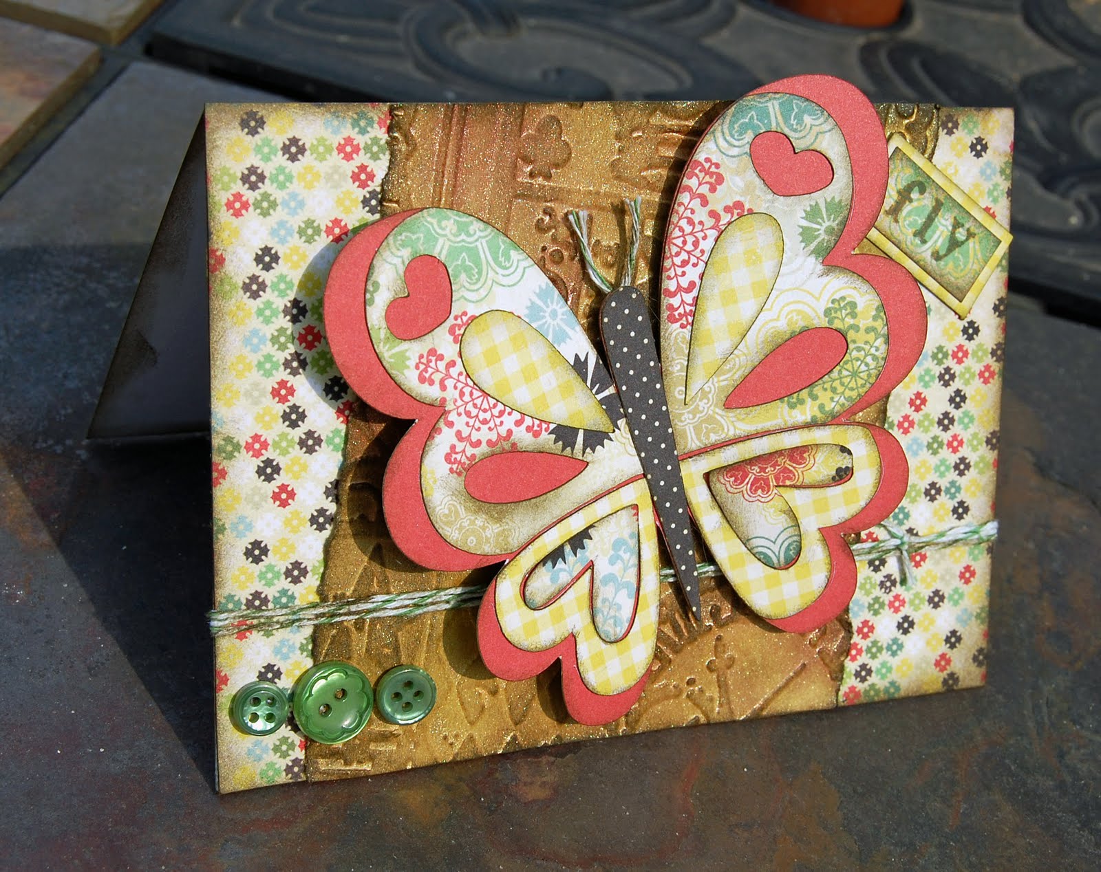 Mandie's Scrappin': Echo Park "Fly" Card