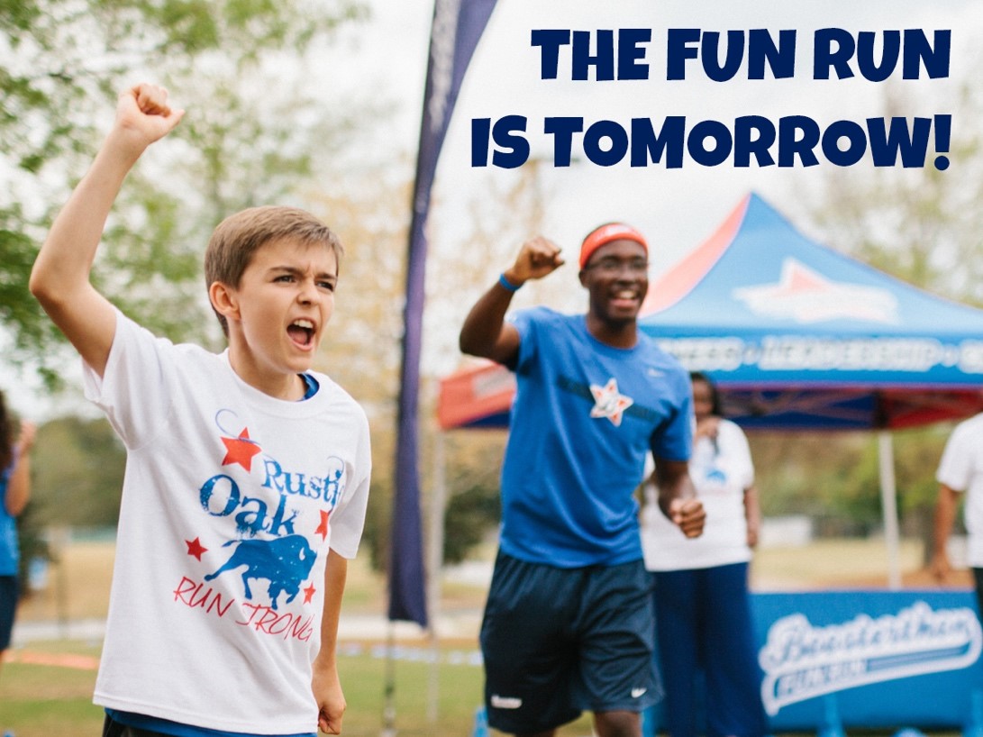 The Round Top Review: The Boosterthon Fun Run is TOMORROW!!