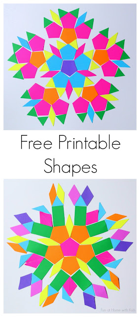Free Printable Shapes for Travel Kit