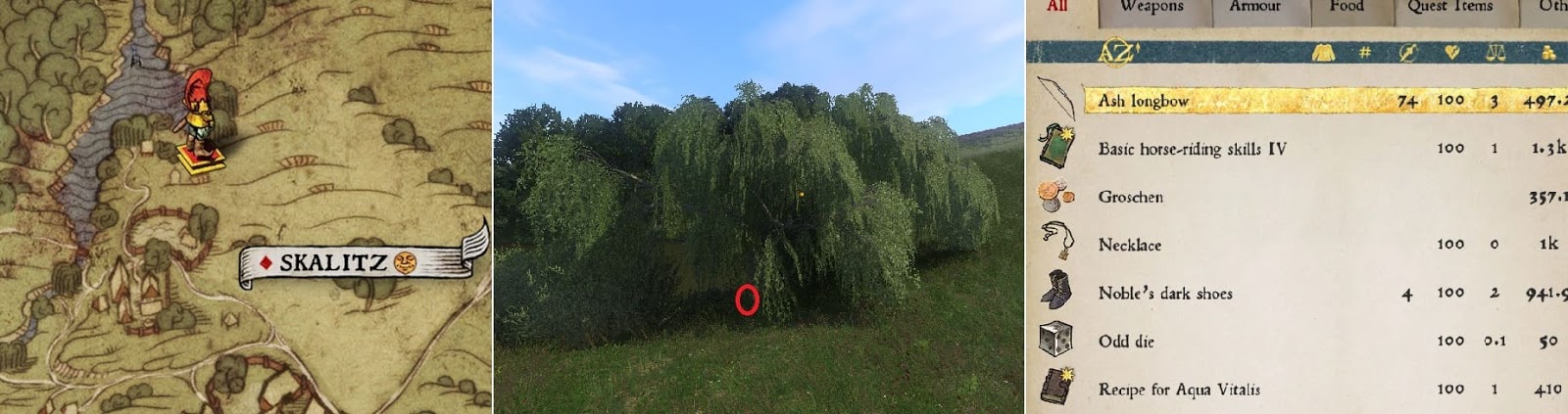 킹덤 컴 보물지도 공략 / 보물 사냥꾼 헨리의 모험 / KCD Treasure Map locations