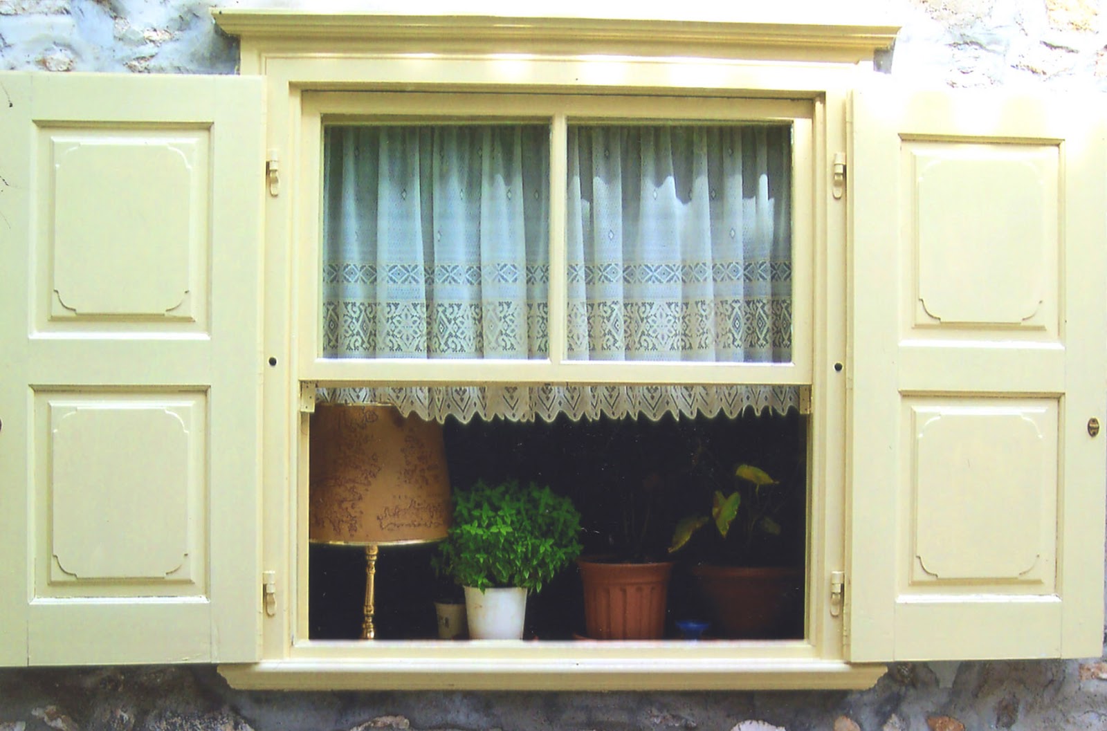 A Rolling Crone: Found Art: Greek Windows