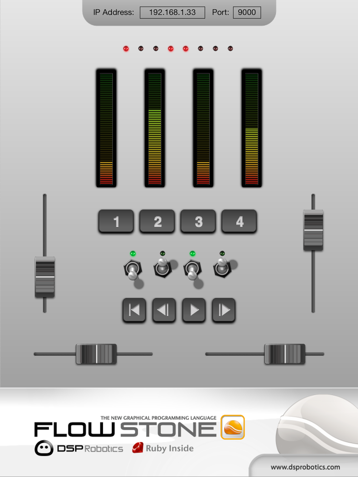 Dsp Robotics Blog Flowstone Udp Ipad App Gets Aproval