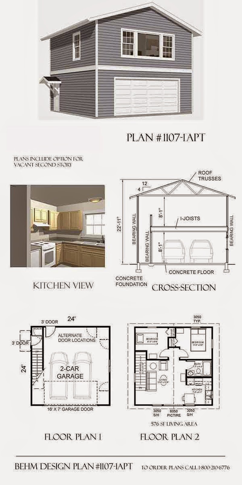 Garage Plans Blog - Behm Design - Garage Plan Examples: Garage Plan ...