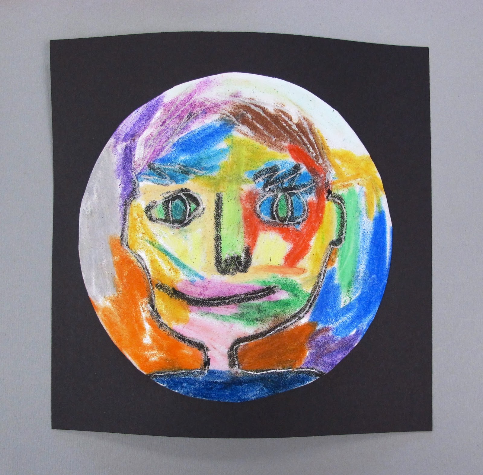 North Art Alert: Fourth Grade Self-Portraits 3 Ways