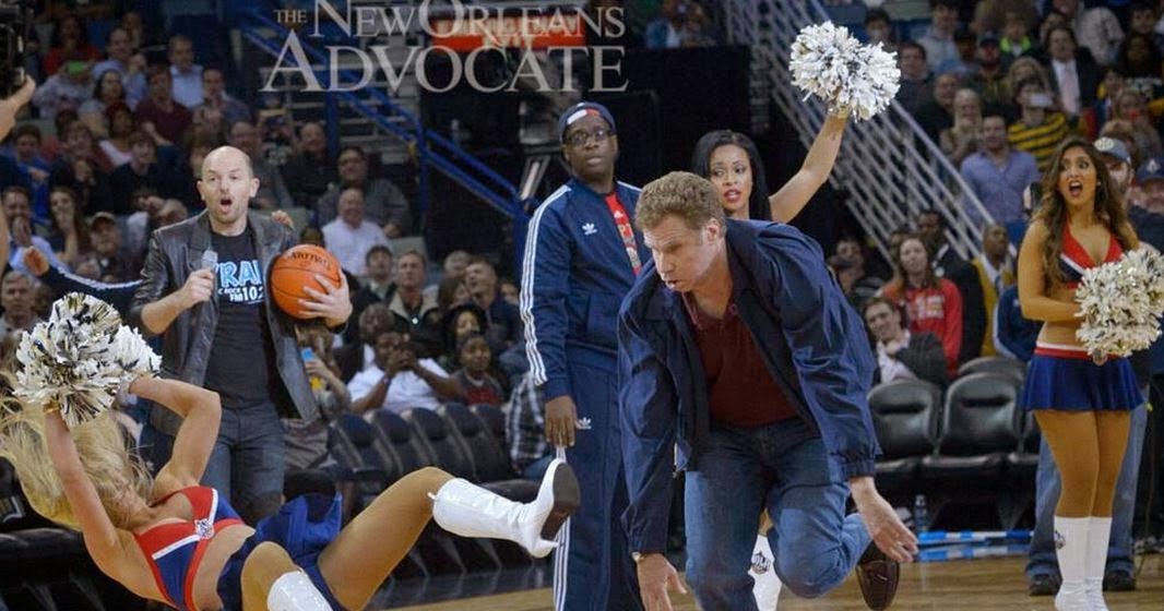 MY SPIZZOT: Will Ferrell Decks Cheerleader In the Head with Basketball ...