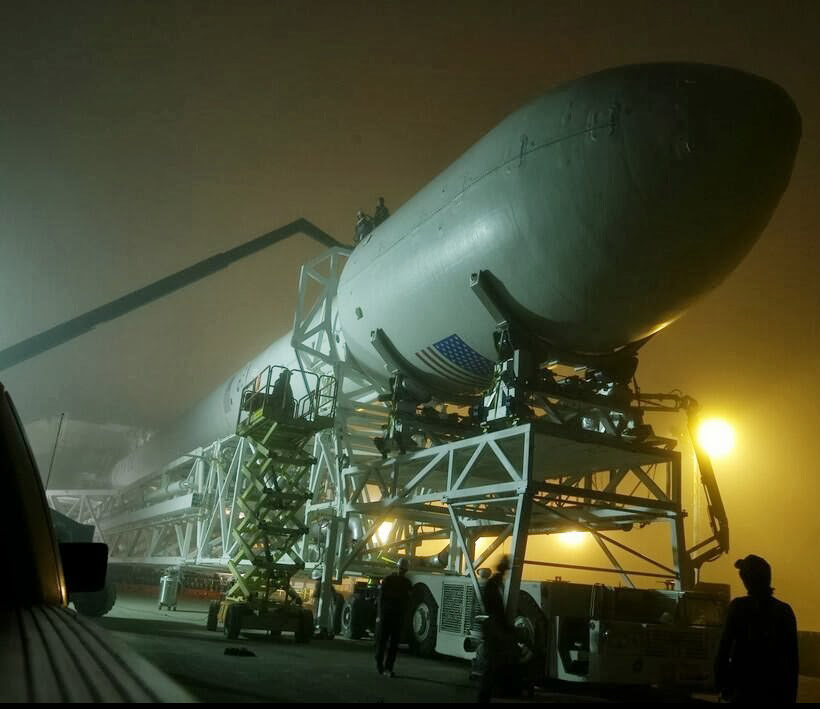 Space X Falcon 9 v1.1 fires its engines for the first time. ~ VANGUARDtec