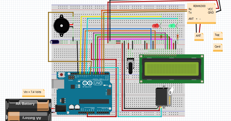 RFID RDM6300 Module Security Access control - Mechatronics LAB ...