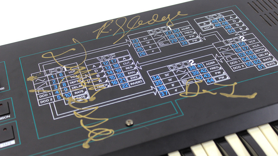 MATRIXSYNTH: Crumar Bit One Analog Polyphonic Synthesizer Signed by ...