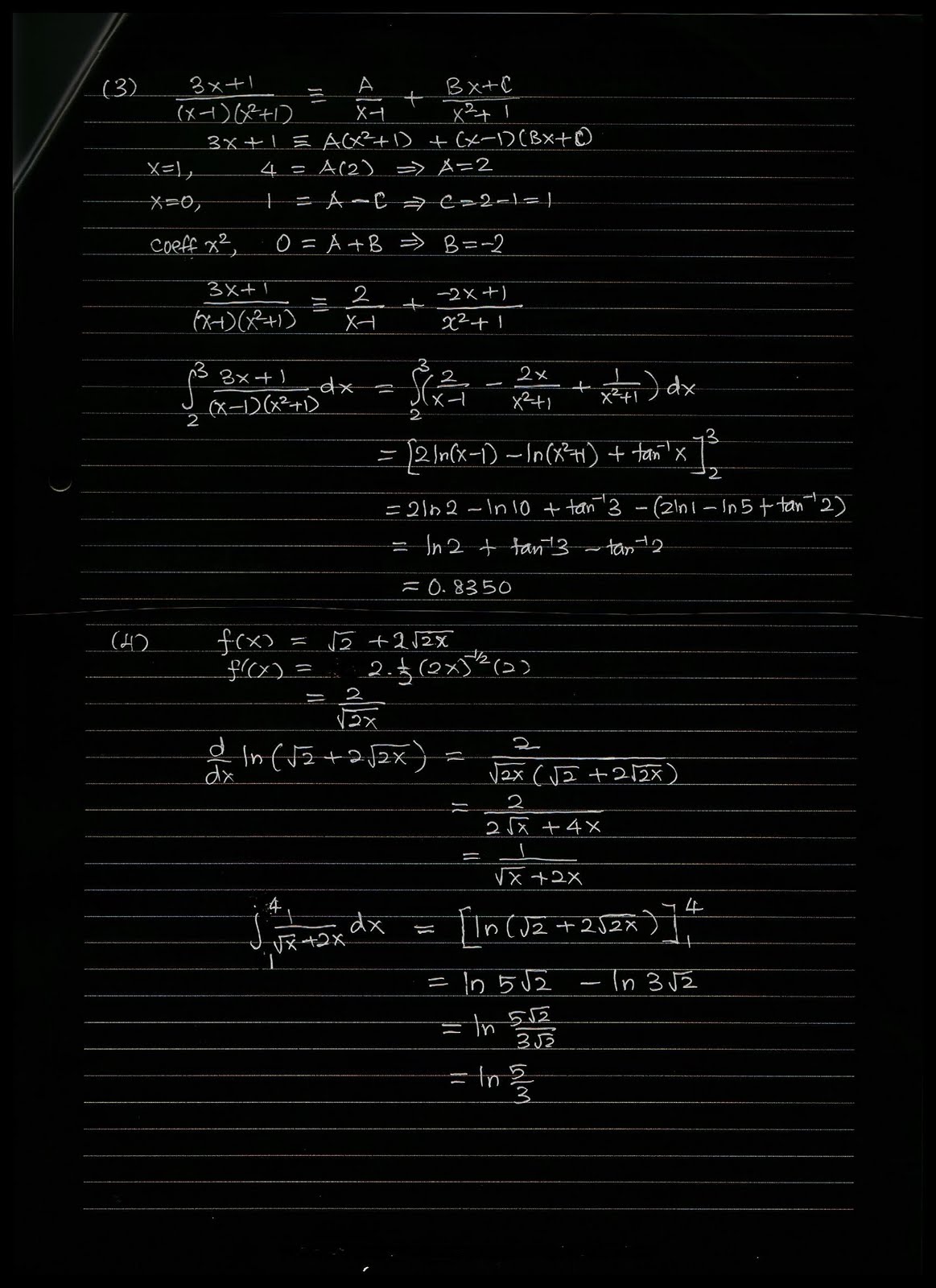 Stpm Mathematics T: INTEGRATION