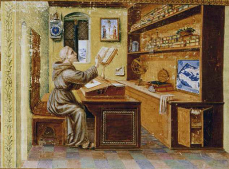 Reading and Writing: monges copistas