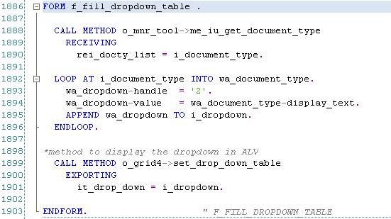 Abap Thinkers How To Implement A Drop Down List In Alv Grid