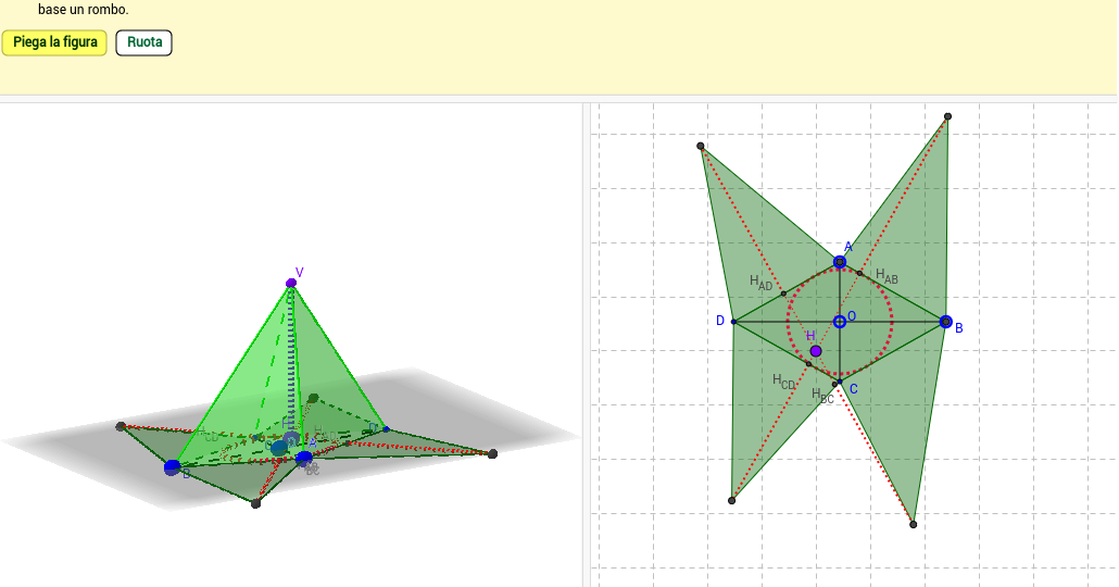 la breda in rete: 3A - La piramide a base rombica