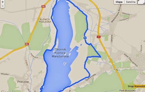 Blog na rolkach: Dąbrowa Górnicza: Pogoria IV - Zbiornik Kuźnica Warężyńska