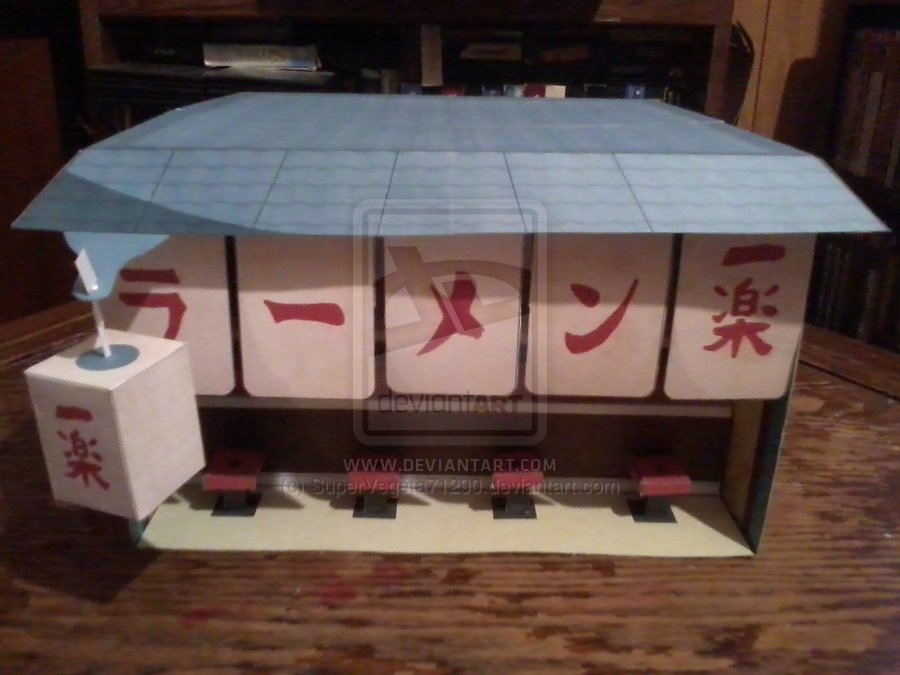 Naruto - Ramen Ichiraku Papercraft | Papercraft Paradise | PaperCrafts ...