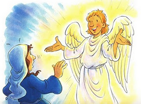 Catebrincando: 18/dez - Anunciação do Anjo Gabriel a Maria - Evangelho ...