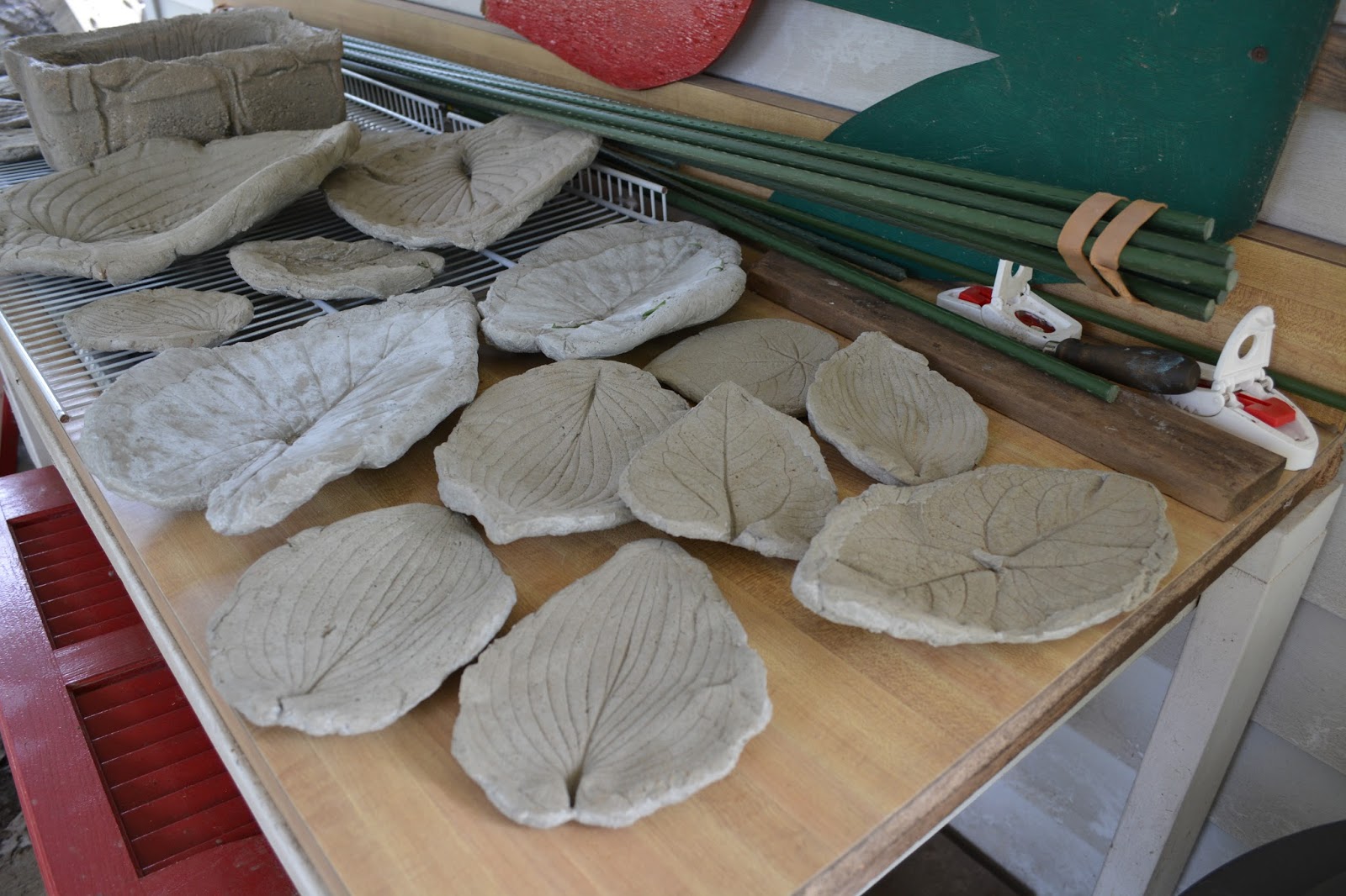 suzanne galli koenen: Concrete Leaf Casting