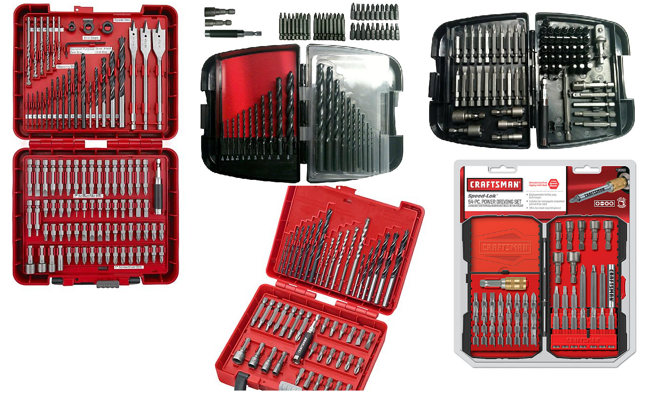Craftsman Drilling and Driving Accessory Kits and Bit Sets Sale: 50 ...